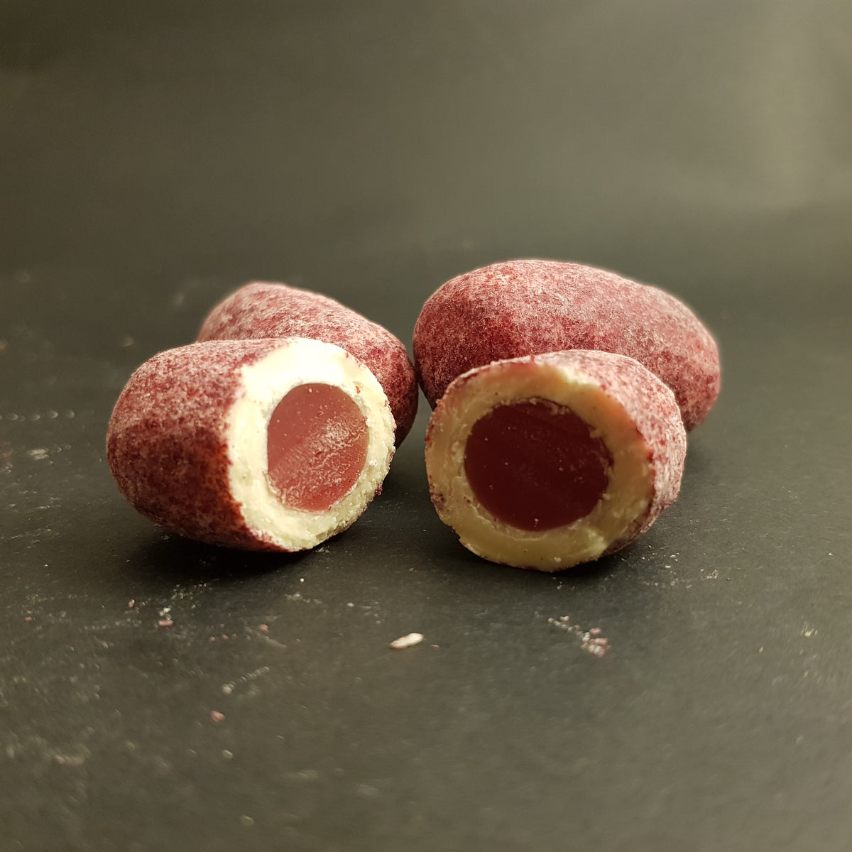 White Choc. Raspberry Licorice in the Rough – Suntralis Foods