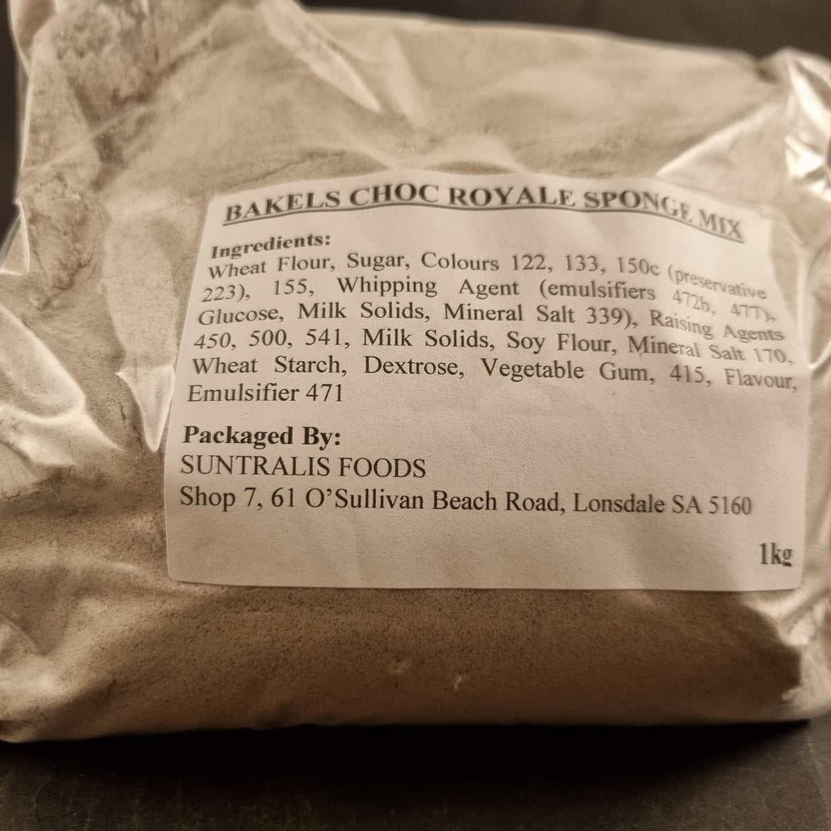 Bakels Choc Royale Sponge Mix – Suntralis Foods